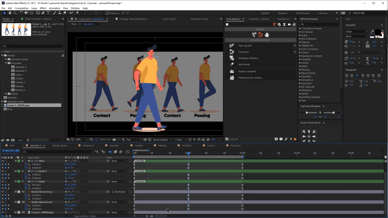 Create a walk cycle (Free Project files) - Kashu